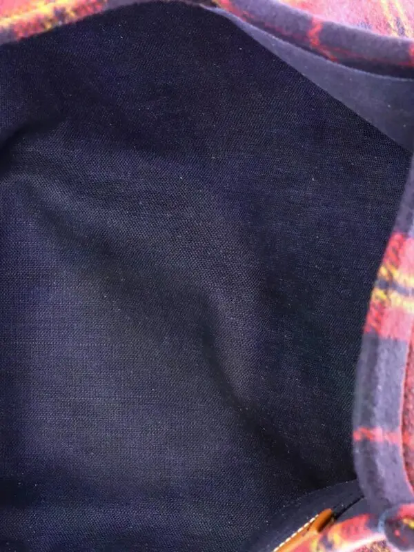 Celine Cabas Thais Tartan Wool Large Tote Bag