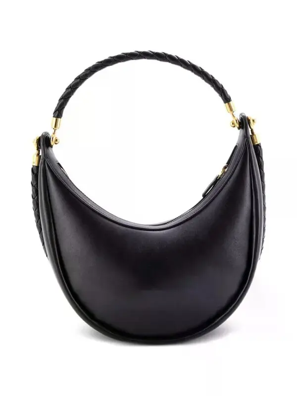 Bottega Veneta Hula Hoop Leather Hobo Bag - Black