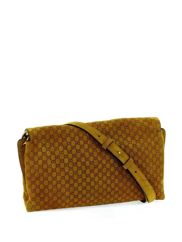 Gucci Medium Gg Embossed Leather Shoulder Bag