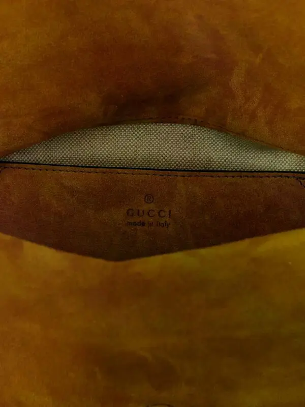 Gucci Medium Gg Embossed Leather Shoulder Bag
