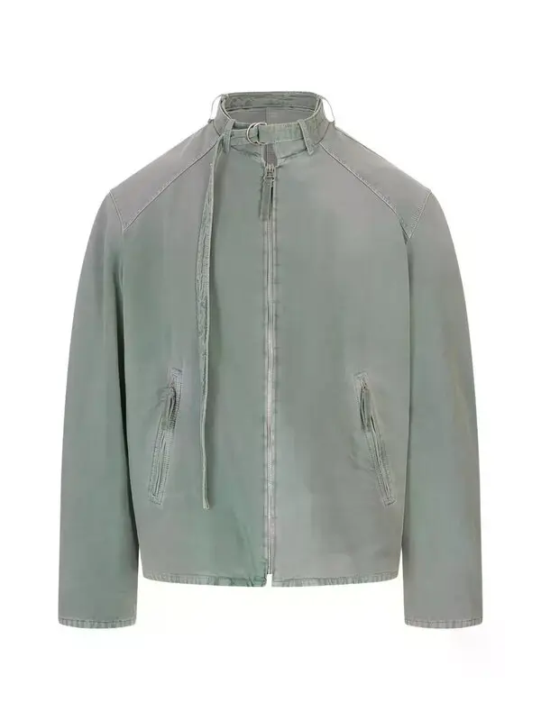 Marni Buckle-collar Raglan Sleeve Jacket - Green