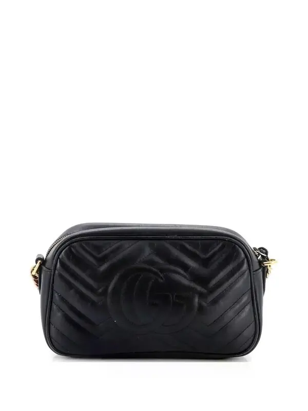 Gucci Matelassé Leather Shoulder Bag - Black