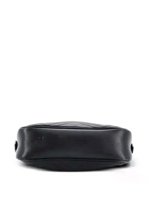 Gucci Matelassé Leather Shoulder Bag - Black