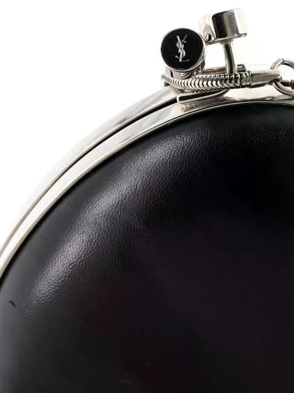 Saint Laurent Heart Chain Box Clutch