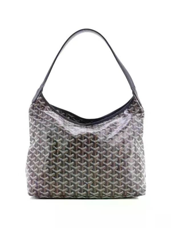 Goyard Boheme" Coated Canvas Hobo Bag - Black