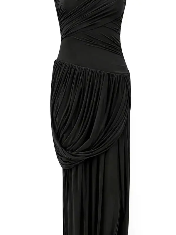 MAYGEL CORONEL Ruched One-shoulder Dress