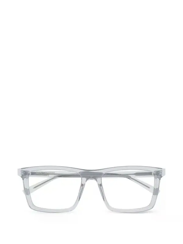 Saint Laurent Sl 906 Rectangle-frame Glasses - Grey