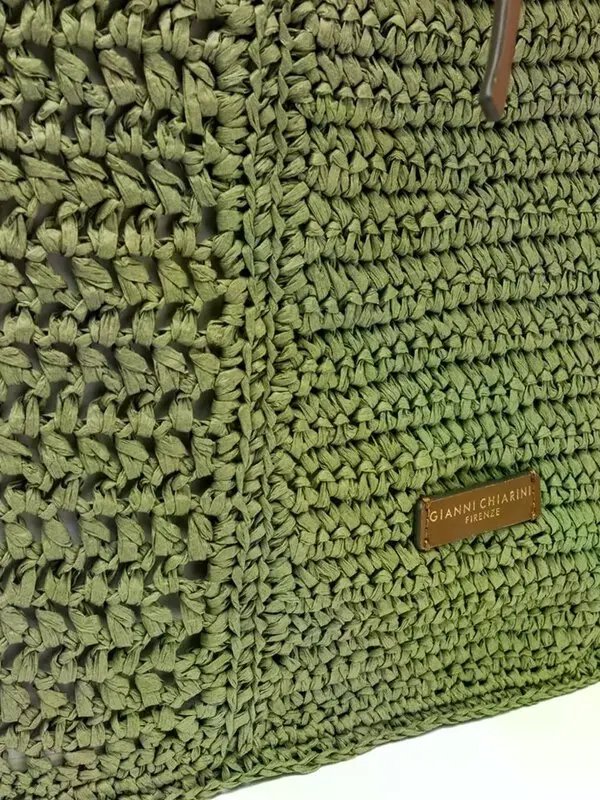 GIANNI CHIARINI Nefeli Woven Tote Bag