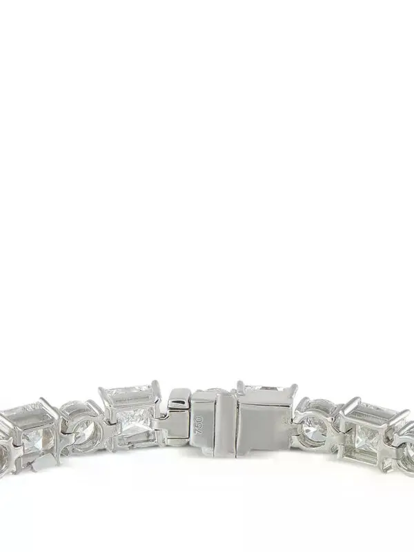 LB EXCLUSIVE 6.30ct & 13.20ct Diamond Tennis Bracelet In 18k White Gold
