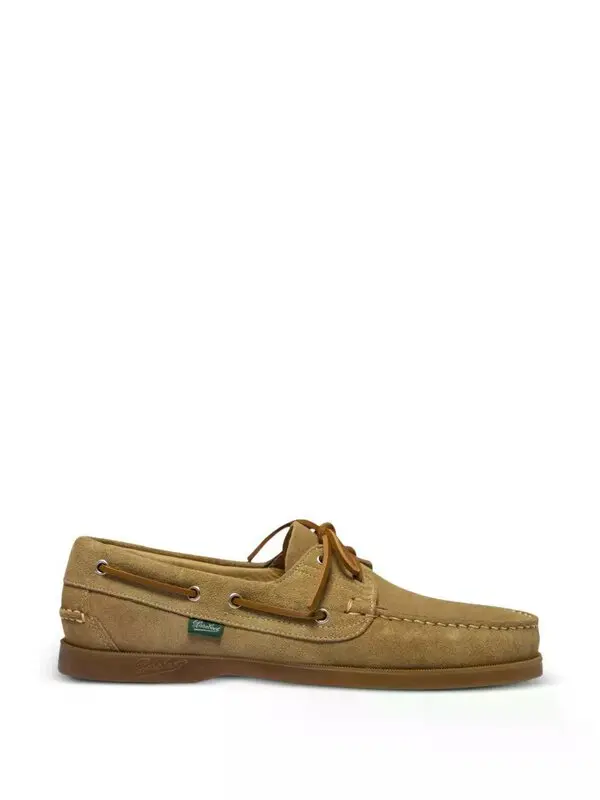Paraboot Suede Boat Shoes - Brown