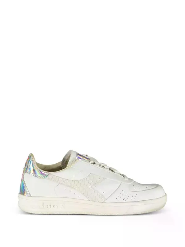 DIADORA Lace-up Sneakers With Snakeskin-effect Detailing