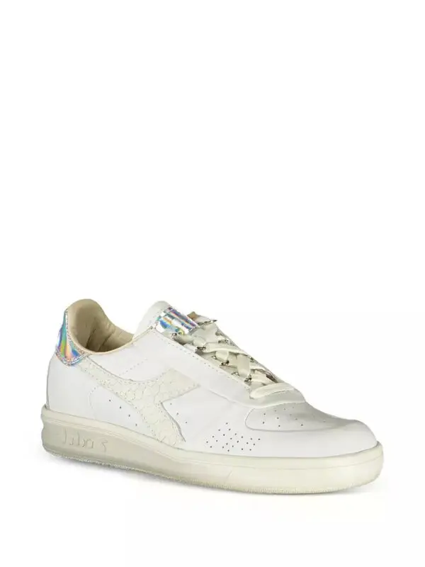 DIADORA Lace-up Sneakers With Snakeskin-effect Detailing