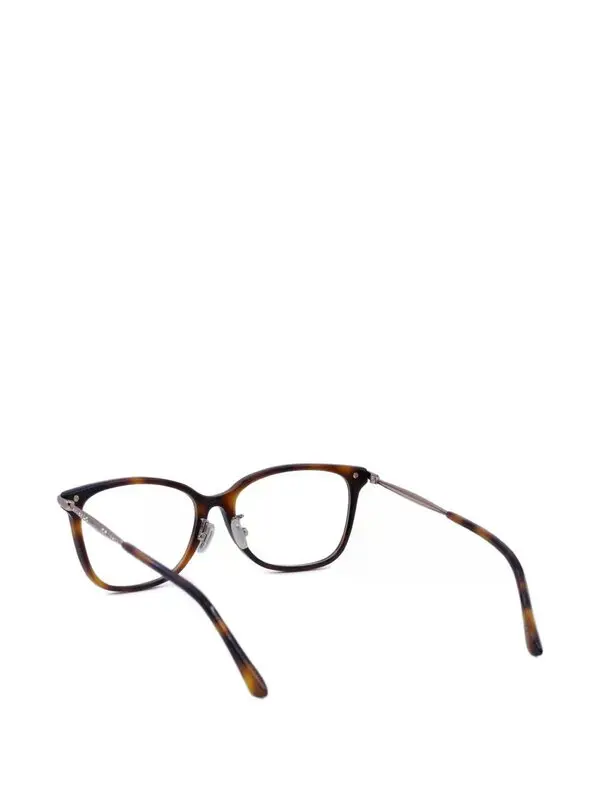 JIMMY CHOO Crystal-embellished Rectangle-frame Glasses