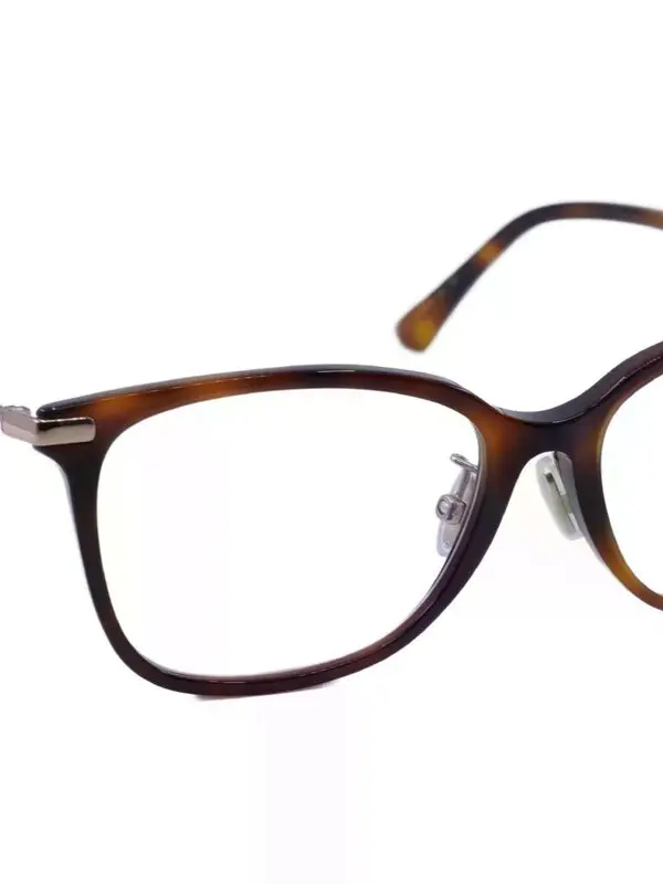 JIMMY CHOO Crystal-embellished Rectangle-frame Glasses