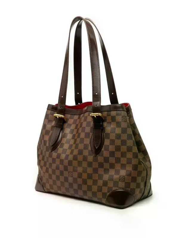 LOUIS VUITTON Damier Ebene Hampstead Mm Tote Bag