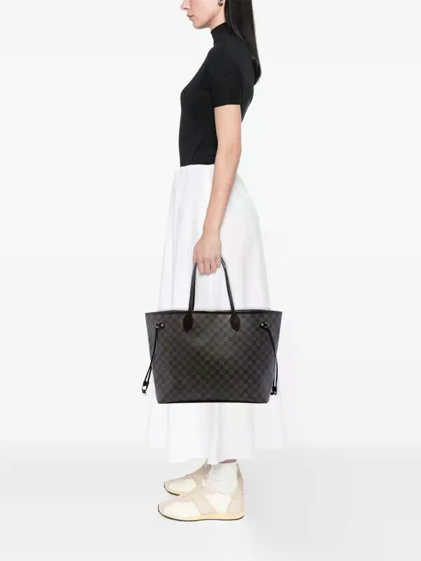 LOUIS VUITTON Damier Ebene Neverfull Gm Tote Bag