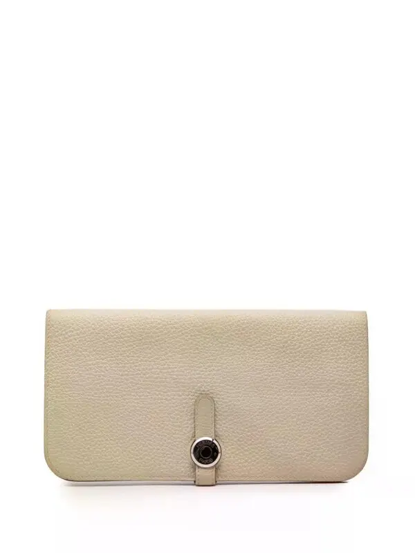 Hermès 2016 Togo Dogon Duo Wallet Gm Long Wallets