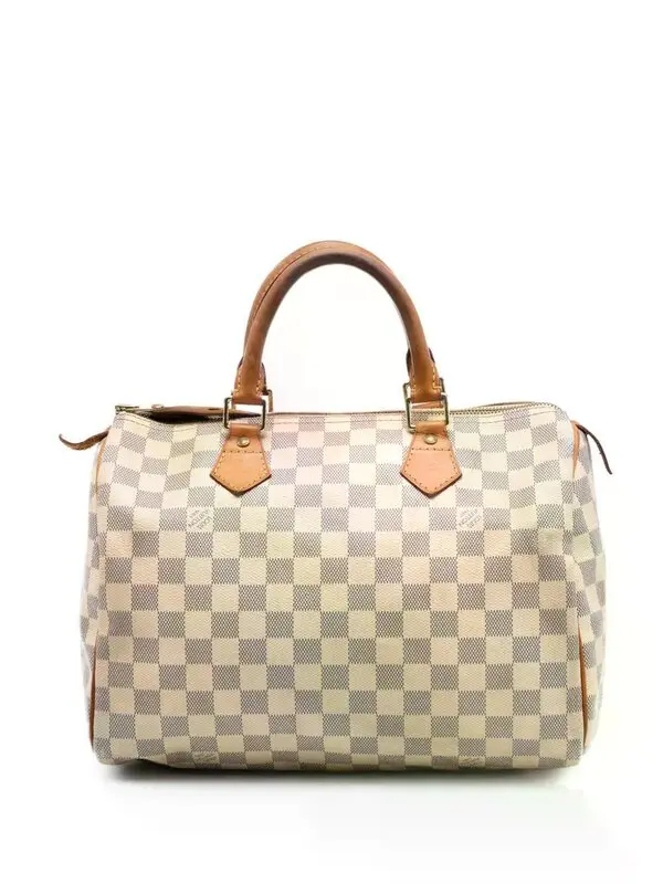 LOUIS VUITTON Damier Azur Speedy 30 Boston Bag