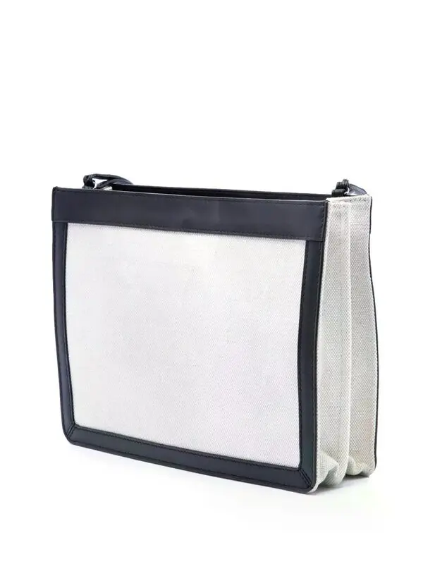 Balenciaga Canvas Navy Pochette Crossbody Bag
