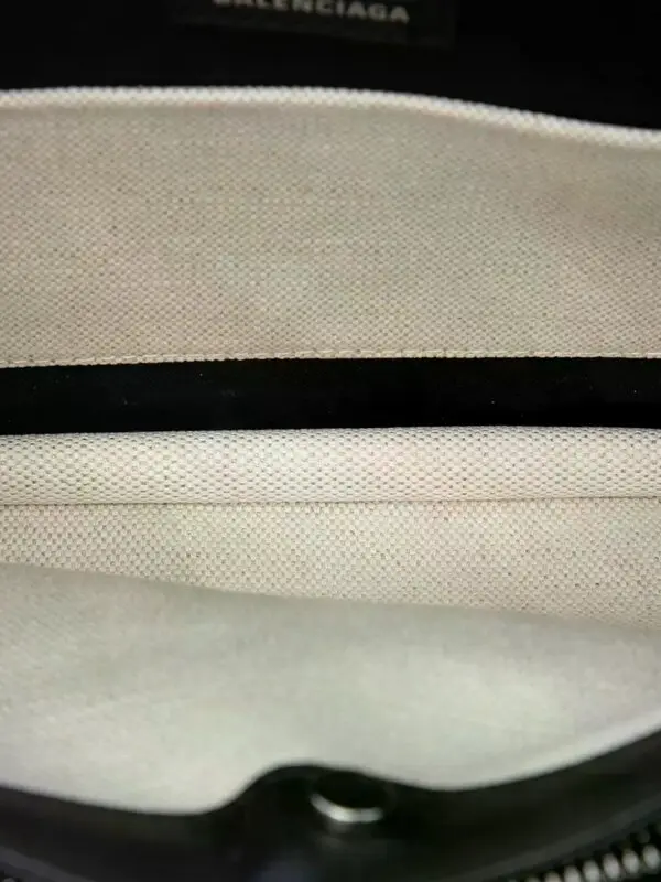 Balenciaga Canvas Navy Pochette Crossbody Bag