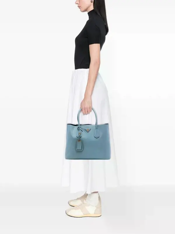 Prada Saffiano Cuir Double Satchel