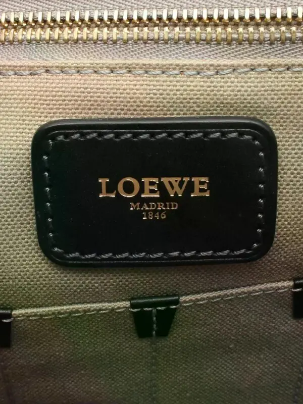 Loewe Anagram Coated Canvas Flap Crossbody Bag - Grey