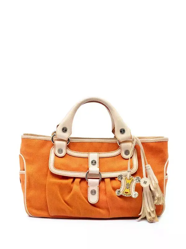 Celine Canvas Boogie Handbag