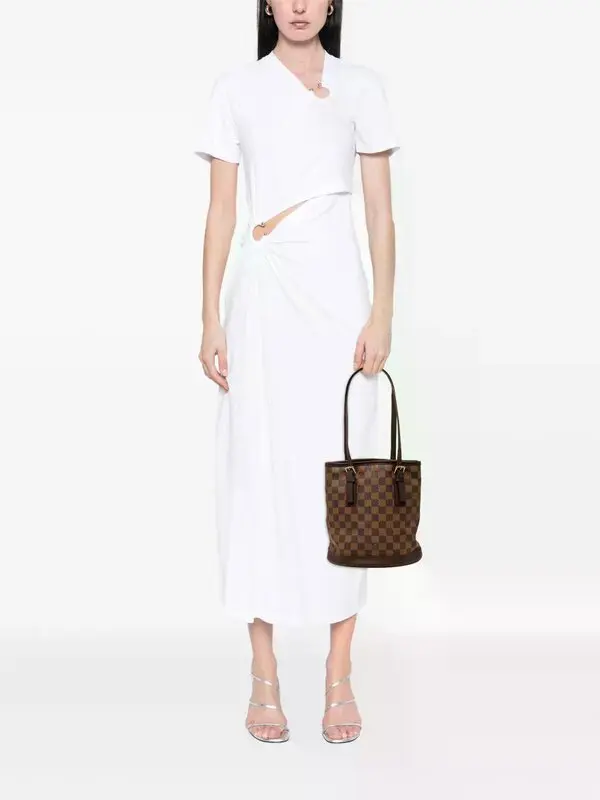 LOUIS VUITTON Damier Ebene Marais Bucket Bag