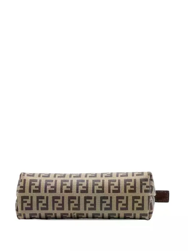 Fendi Zucca Canvas Pouch Clutch Bag