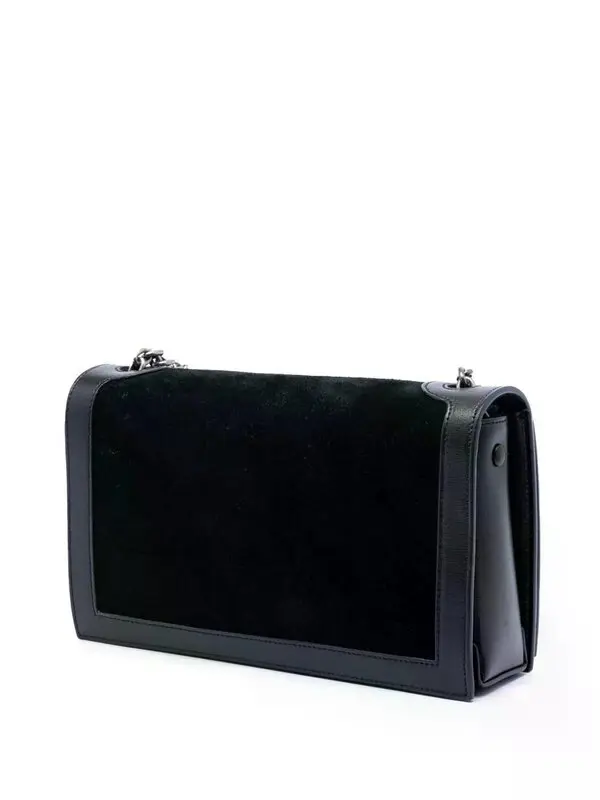 Saint Laurent Suede Monogram Book Bag Crossbody Bag