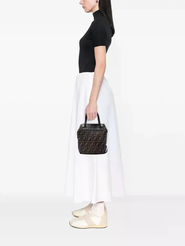 Fendi 20th Century Zucca Canvas Bucket Bag