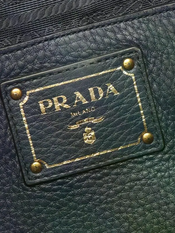 Prada Vitello Daino Convertible Tote Satchel