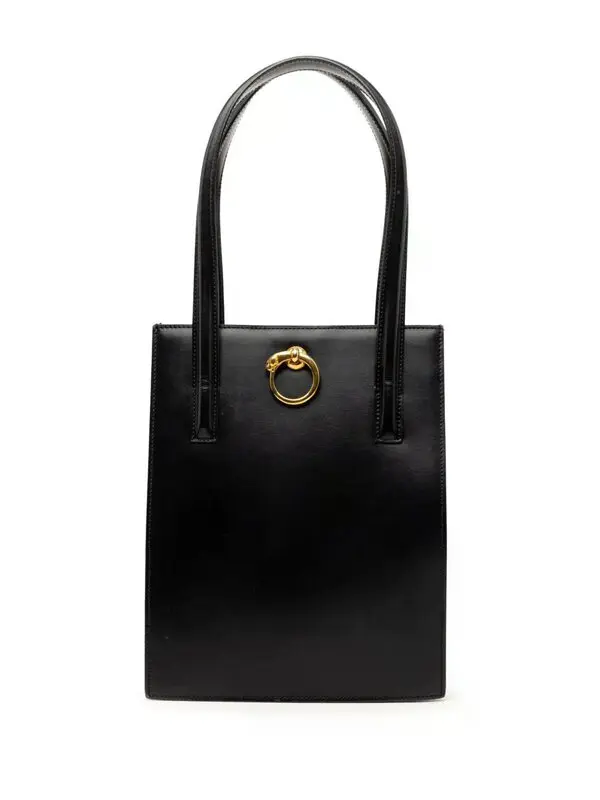 Cartier Panthere Leather Tote Bag - Black