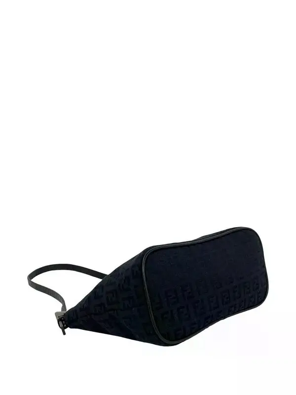 Fendi Zucchino Canvas Shoulder Bag