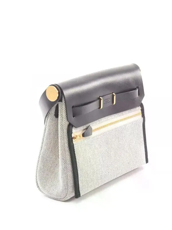 Hermès Herbag Zip 20 Crossbody Bag - Grey