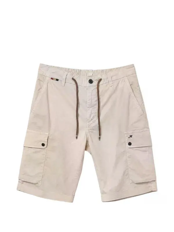 MASON'S Multi-pocket Cargo Shorts - Neutrals