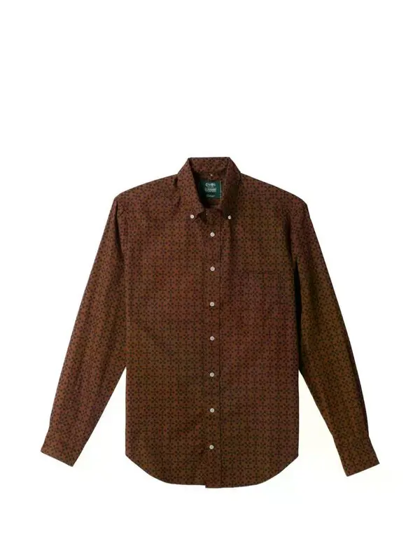 Gitman Bros Alexander Girard Jacks-print Shirt