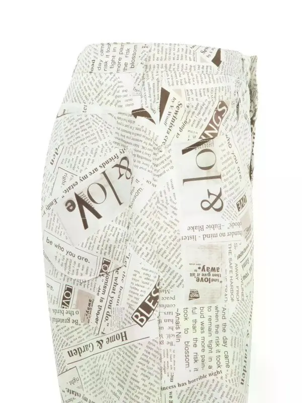 Engineered Garments Newspaper Print Jeans