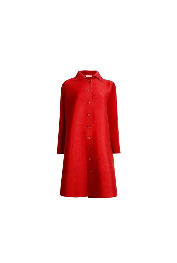 JAMES LAKELAND Pleated Shirt Dress