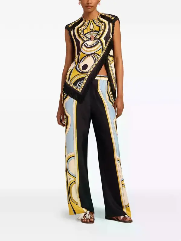 La DoubleJ Club Pants Placee Silk Twill