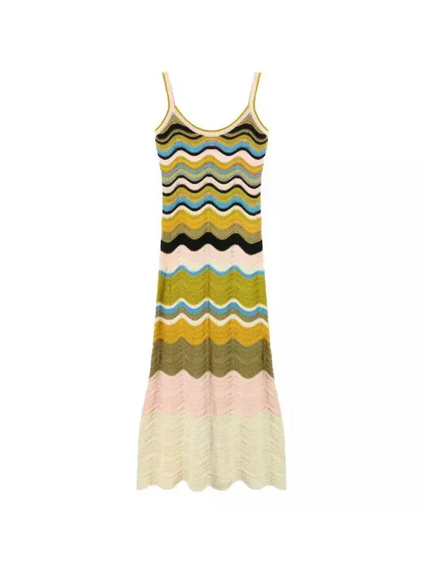 La DoubleJ Chevron Knit Sundress - Neutrals