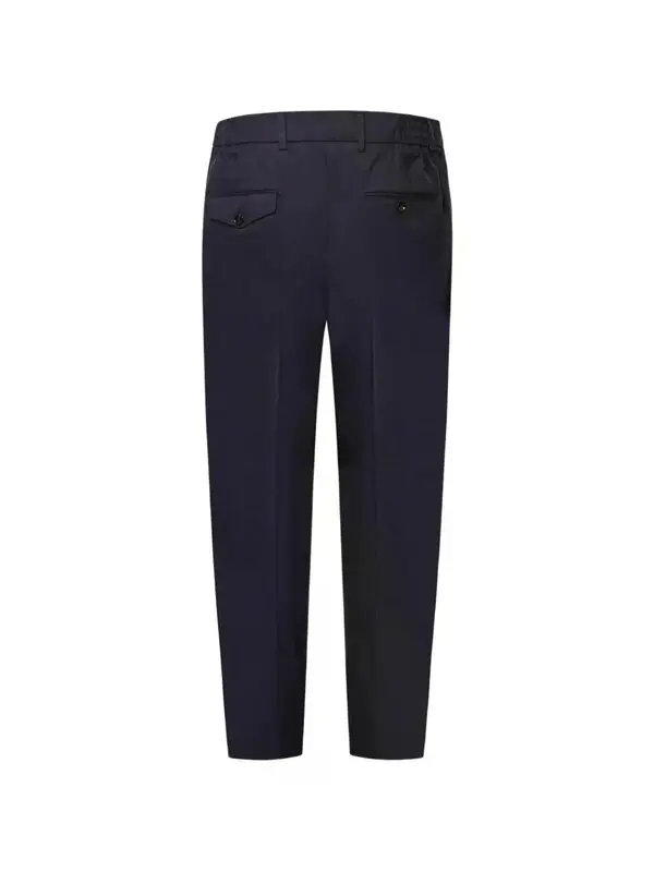 BE ABLE Riccardo Pleated-front Tapered Trousers