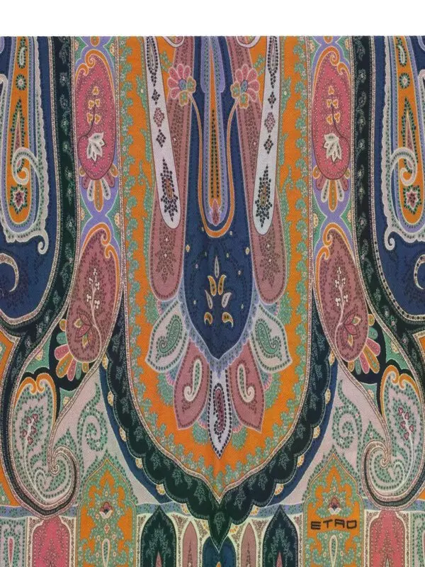 Etro Paisley-print Fringed Scarf
