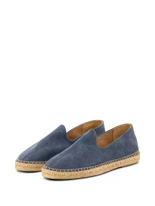 Boggi Milano Washed-effect Canvas Espadrilles