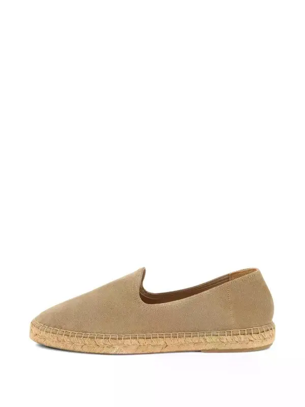 Boggi Milano Washed-effect Canvas Espadrilles