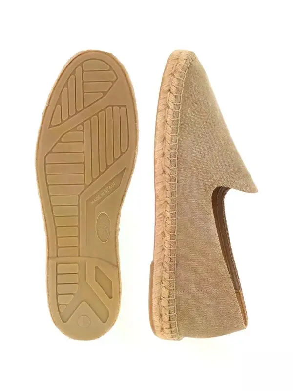 Boggi Milano Washed-effect Canvas Espadrilles