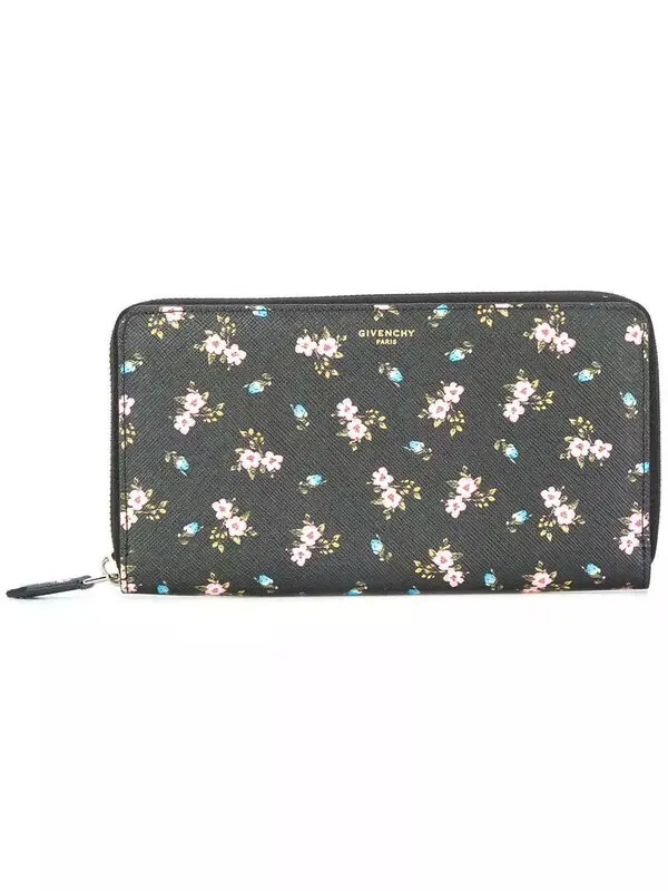 Givenchy Floral Print Pandora Purse - Black