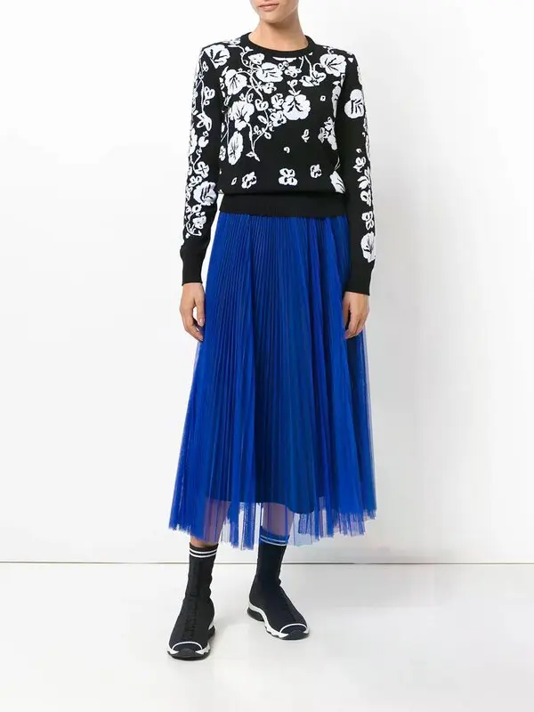 Kenzo Floral Leaf Intarsia Jumper