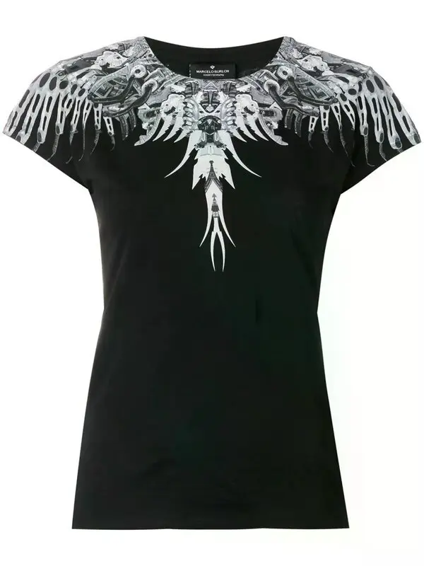 COUNTY OF MILAN Graphic Print T-shirt - Black