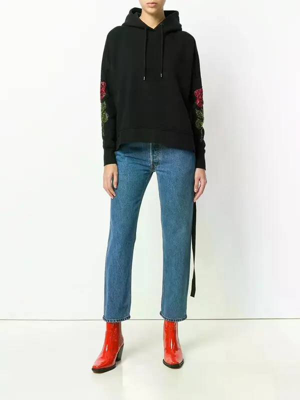 COUNTY OF MILAN Sequin Embroidered Hoodie